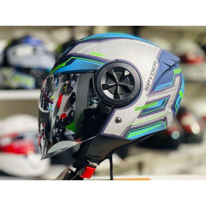 SPYDER REBOOT ATLAS S6 Half-Face Helmet + Free Clear Visor | Lazada PH