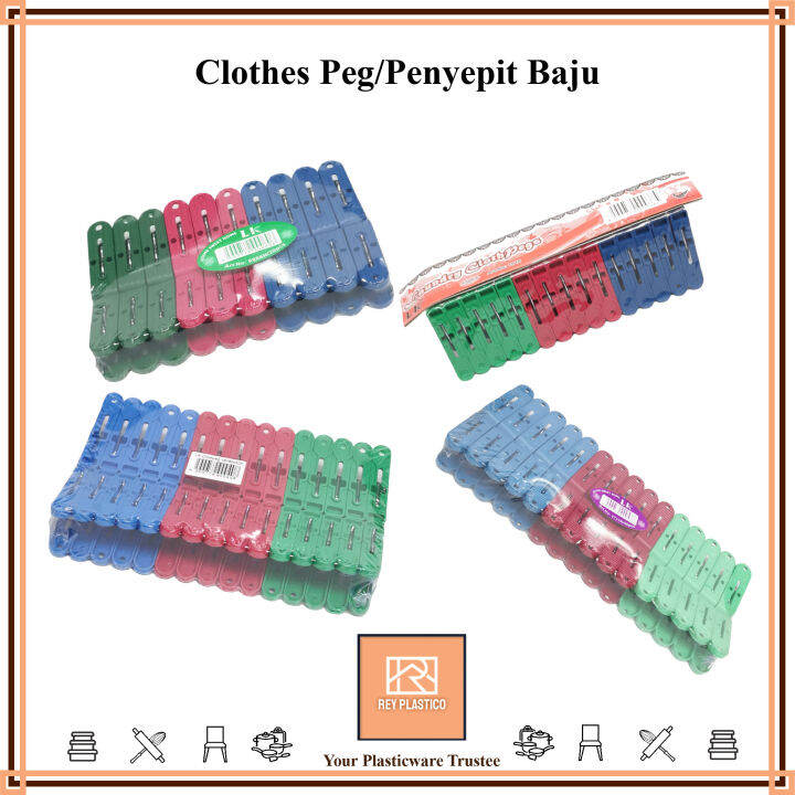 Clothes Peg/ Clothespin / Clothespeg / Clothes Clip/ Cloth Clip Klip ...