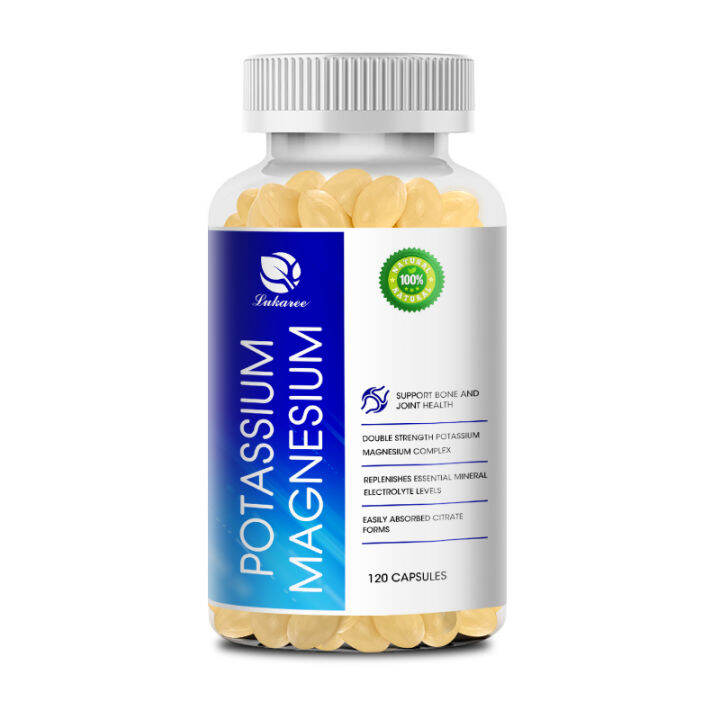 Potassium Magnesium Supplement - | Potassium 200 Mg + Magnesium 200 Mg ...