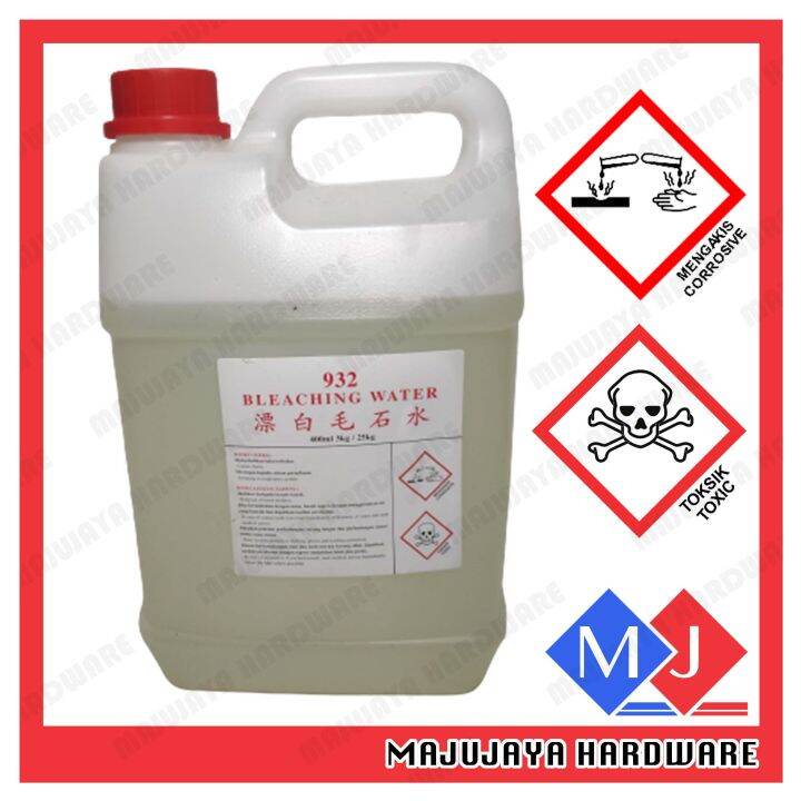 3 Liter 932 Bleach Liquid Bleaching Water Stain Remover Cecair Peluntur ...