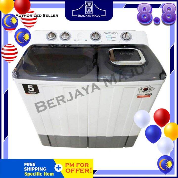 Winia Daewoo 10.0KG Semi Washer DW-1000BT | Lazada