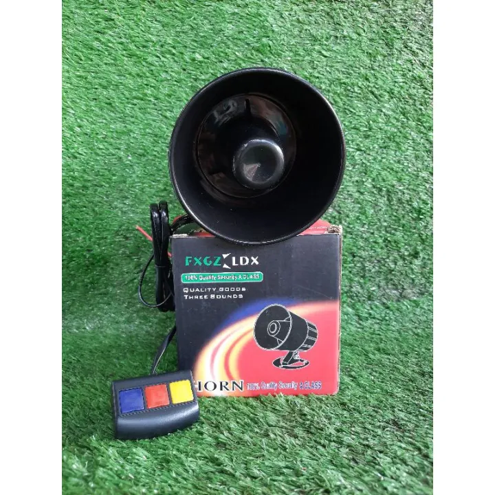 Wang Wang 3 sound Horn ( Mutli Siren For car & Motorcycle ) | Lazada PH