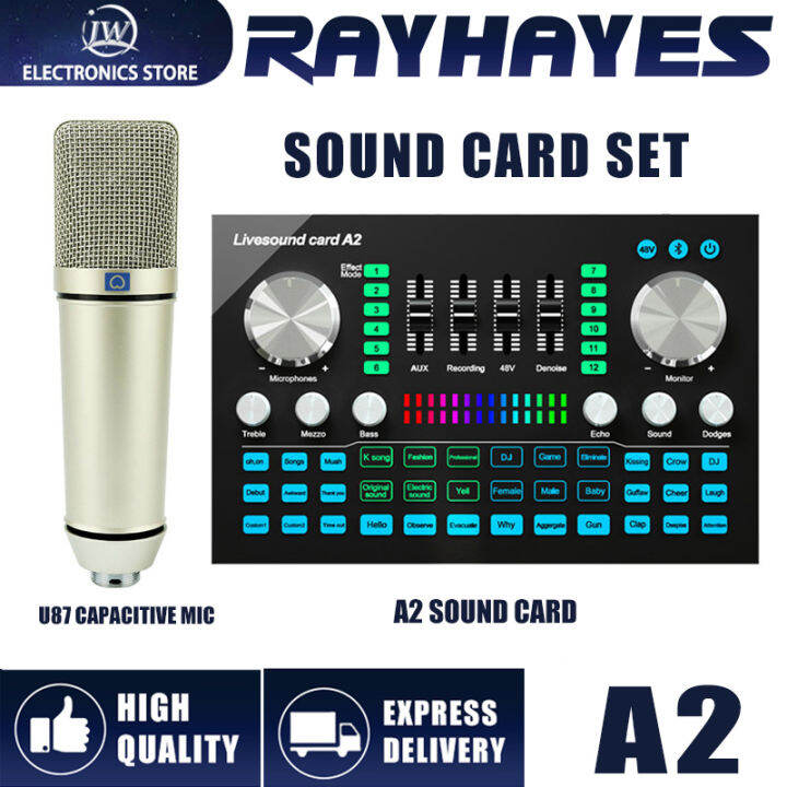 A2-U87 real-time sound card with Bluetooth audio interface is used for ...