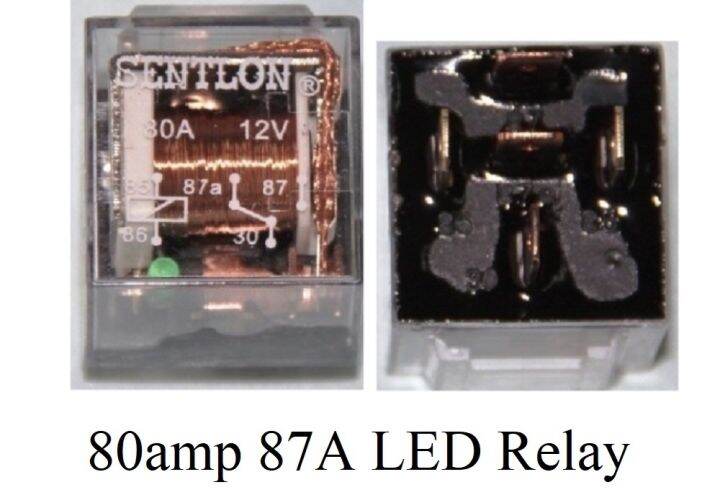 80amp 87A (5 pin) / 87 Relay (4 pin) LED Relay (2 pcs per pack) | Lazada