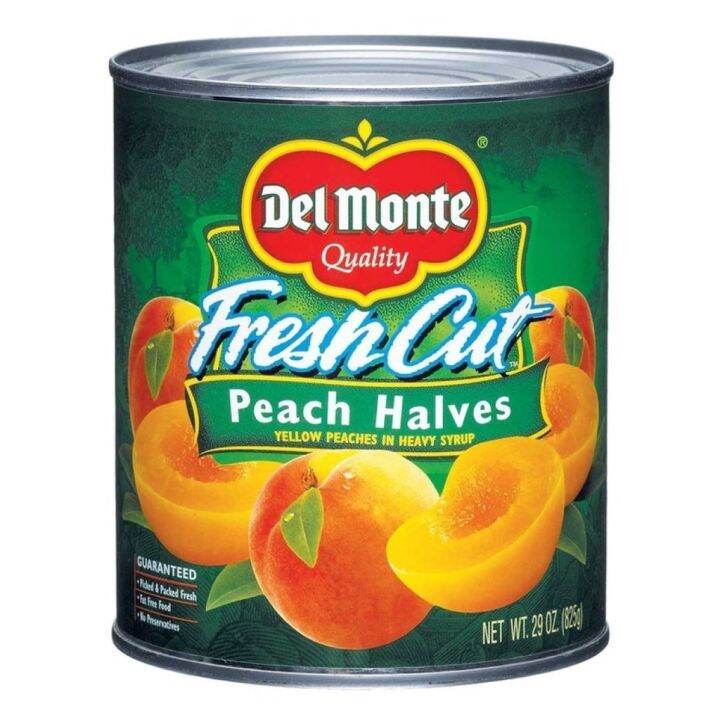 Đào Cắt Nửa Trái Ngâm Siro, Fresh Cut Peach Halves, Yellow Peaches in ...