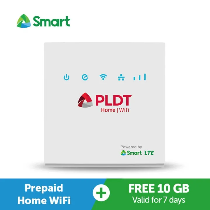 PLDT Prepaid Home WiFi with 10GB DATA valid for 7 days | Lazada PH