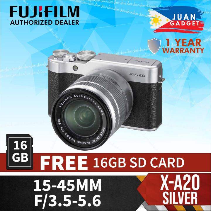 Fujifilm X-A20 Mirrorless Digital Camera with 15-45mm Lens (Silver ...