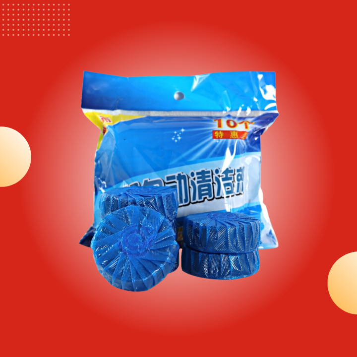 10pcs Home Toilet Cleaner Ball Powerful Automatic Flush Toilet Bowl ...