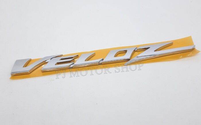 EMBLEM LOGO VELOS TOYOTA VELOS AVANZA VELOZ ORIGINAL | Lazada Indonesia