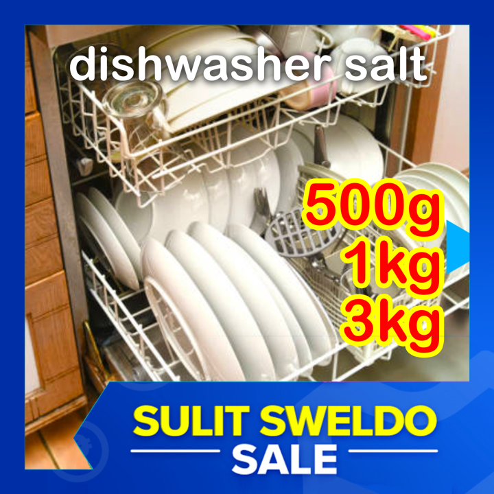 DISHWASHER SALT for Dish Washer Machine Salt 500g (for 1 use) 1kg 3kg ...
