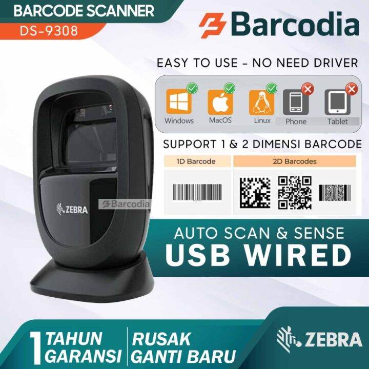 SYMBOL BARCODE SCANNER OMNI 2D DS-9308 - SCANNER ZEBRA DS9308 / DS-9308 ...
