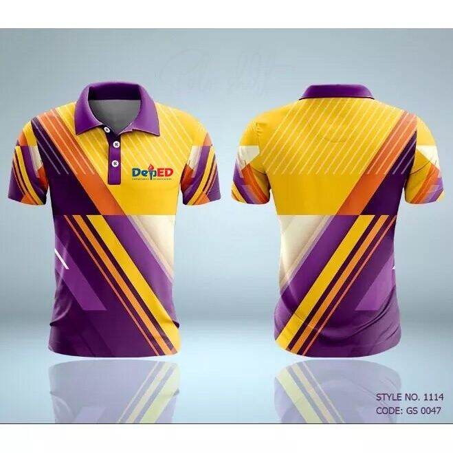 Full Sublimated Deped Polo Short Sleeve Shirt #GS Deped Logo | Lazada PH