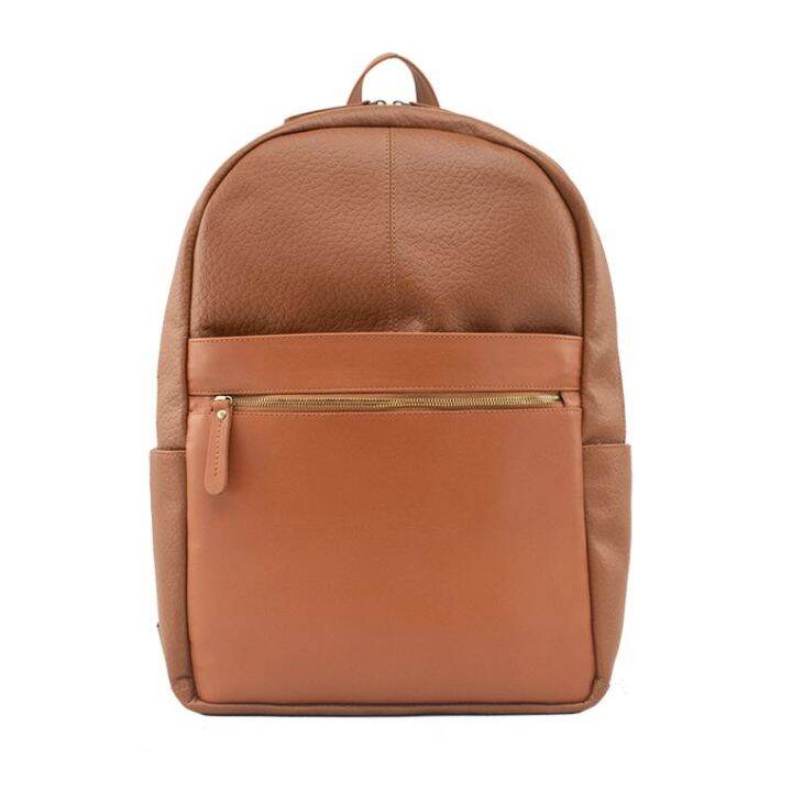 The Tannery Manila Nicolas Leather Backpack, NutBrown Waffle | Lazada PH