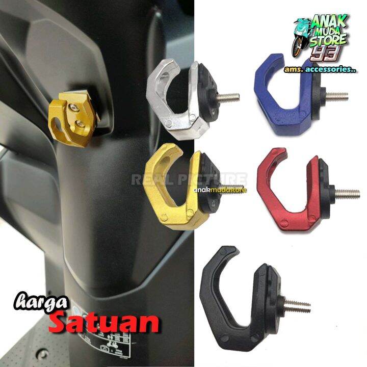 Gantungan Barang Motor Model Cakar Hook 2 Cabang Variasi Motor Nmax ...