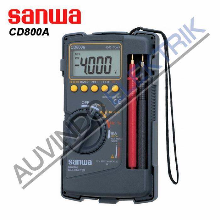 MULTIMETER DIGITAL SANWA CD 800A ORI SANWA CD800A MULTI TESTER AVO ...