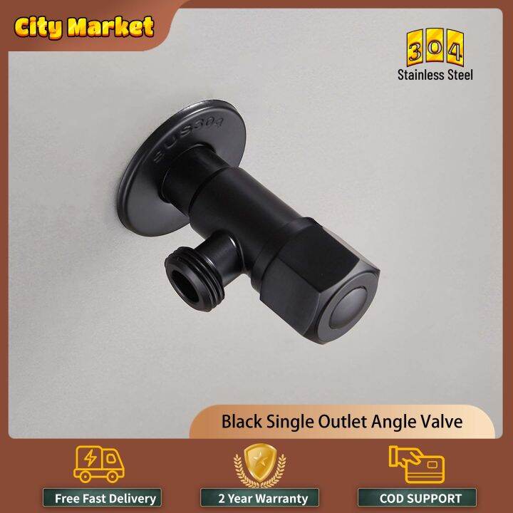 SUS 304 One Way Angle Valve Stainless Steel Multifunction Angle Valve Set Suitable for Bidet ...