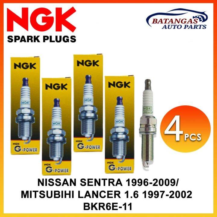 SPARK PLUG NISSAN SENTRA 1996-2009/MITSUBIHI LANCER 1.6 1997-2002 SET OF 4 | Lazada PH