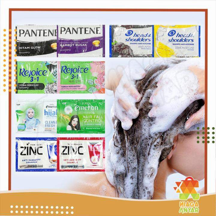 NA Shampoo Sachet / Shampo Sampo Satuan Kemasan Saset Nutritive Shampoo ...