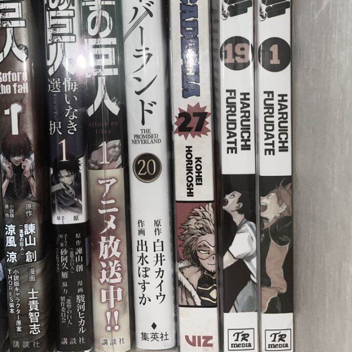Assorted Manga Books (AOT, HAIKYUU, TPN, MHA) | Lazada PH