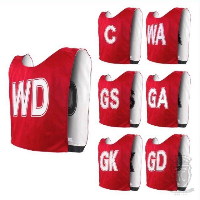 Double sided netball bibs(reversible) set of 7pcs🔥bib bola jaring | Lazada