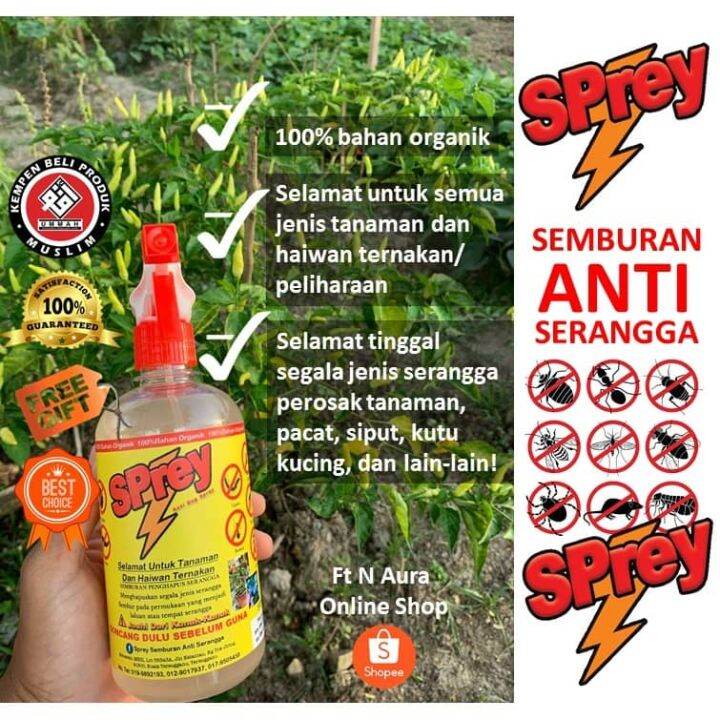SPrey Semburan Anti Serangga 500 ML Insect Repellant Spray Kutu Kucing ...