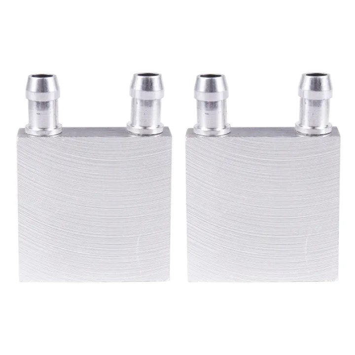 【Ready Stock&COD】2pcs 40X40X12mm Aluminum Water Liquid Cooler Block ...
