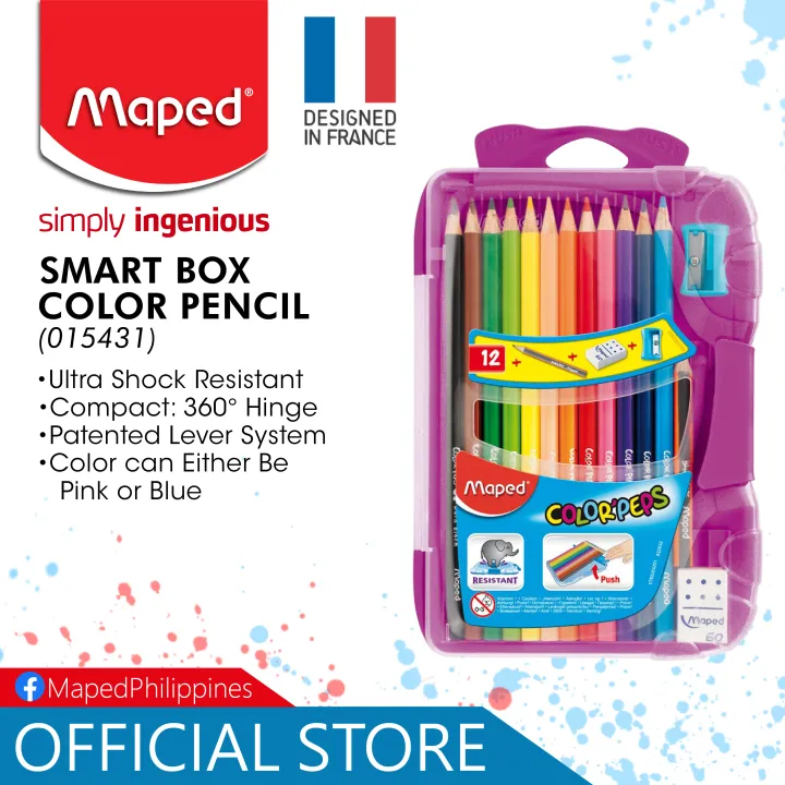 MAPED Smart Box Color Pencils | 12 colors | 832032 | Lazada PH