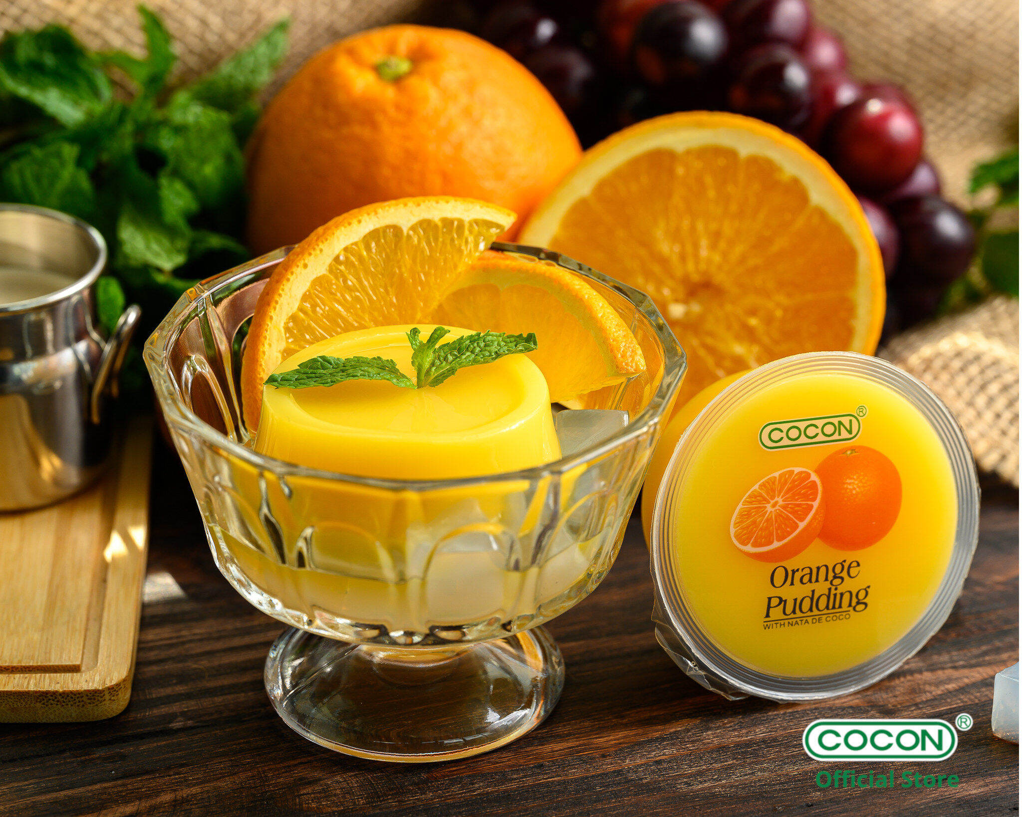 🔥 COD มีคูปองส่งฟรี 🔥Cocon พุดดิ้งเยลลี่ผสมวุ้นมะพร้าวรสผลไม้ต่างๆ แพ็ค6ถ้วย 80g x6 | Lazada.co.th