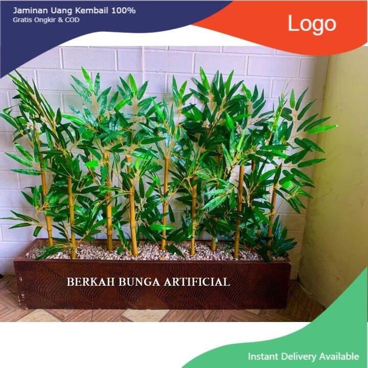 Bambu Partisi Hiasan Dekorasi Rumah T 70cm /Bambu Penyekat Ruangan ...
