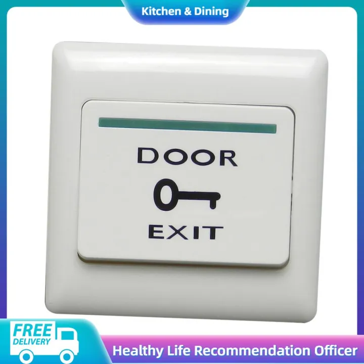 Sharprepublic Exit Push Release Button Switch Electric Magnetic Lock ...