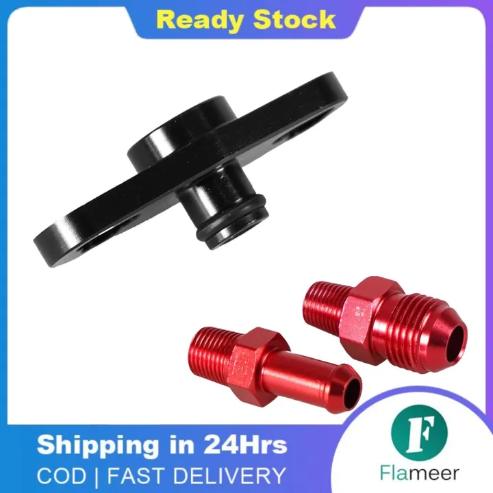 Flameer Fuel Pump Adapter with Fitting Direct Replaces Fuel Rail ...