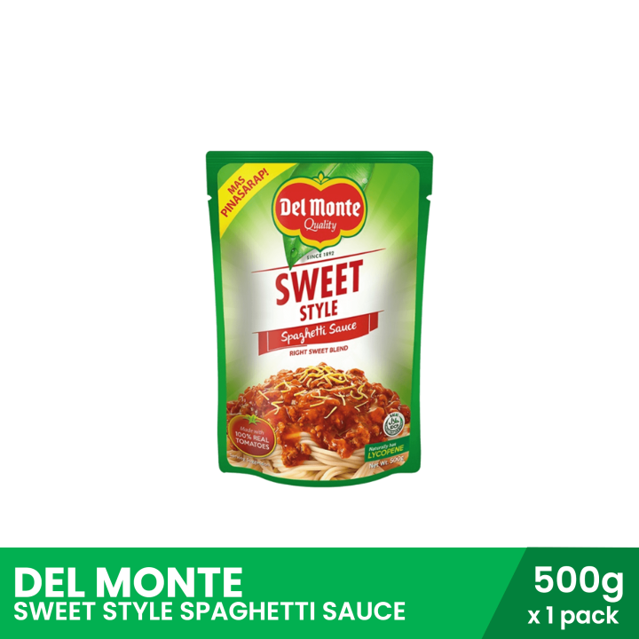 DEL MONTE Sweet Style Spaghetti Sauce 500g, pasta sauce, noodles sauce ...