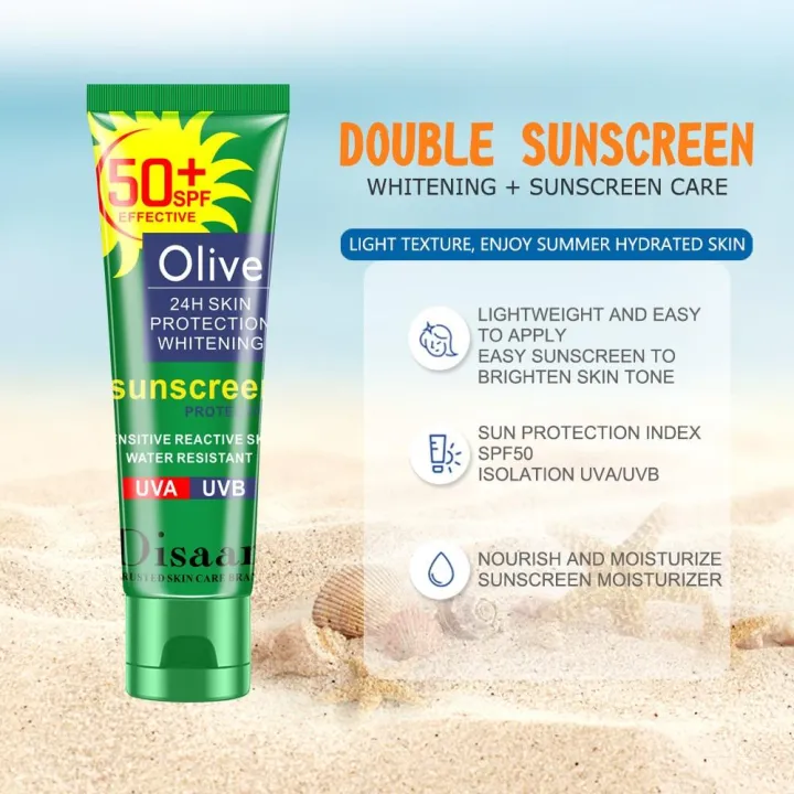 Olive Sunscreen Protection 50g 24H Skin Protection Whitening | Lazada PH