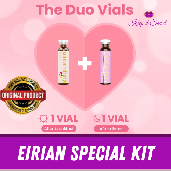 Eirian Resveratrol, Eirian Gluta with Anti-Aging, Vitamins C & Elastin ...