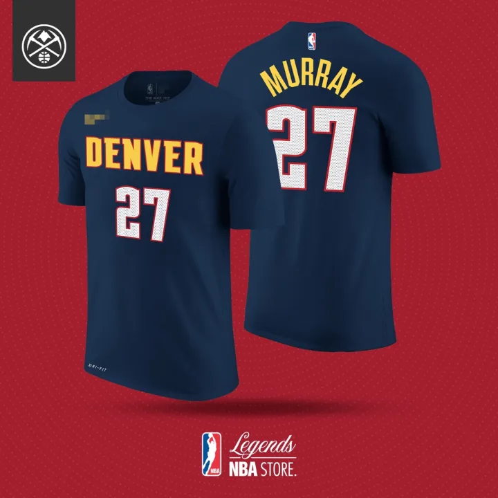 เสื้อยืด พิมพ์ลาย Denver Nuggets 27 Jamal Murray City Basketball ...