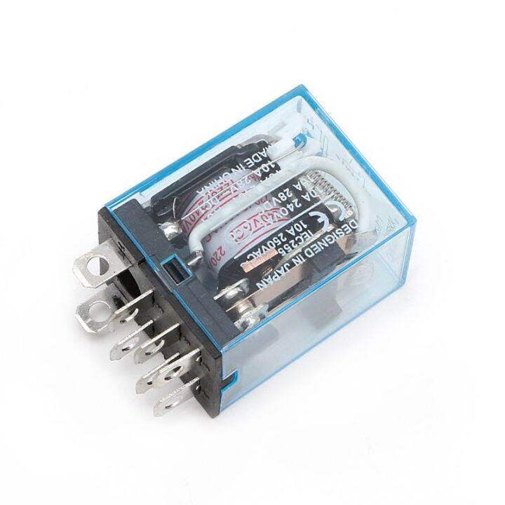 LY2NJ AC 220V Coil 10A 240V Power Relay DPDT Led Lamp 1Pc | Lazada PH