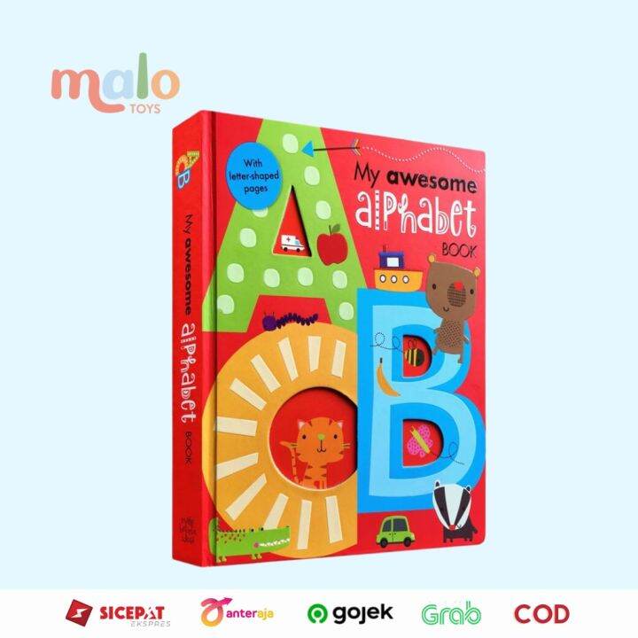 MALOTOYS - My Awesome Alphabet Board Book Numbers Buku Alphabet Anak ...