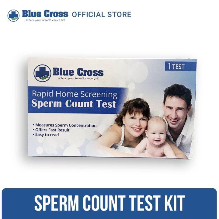 Blue Cross Rapid Home Screening Sperm Count Test | Lazada PH