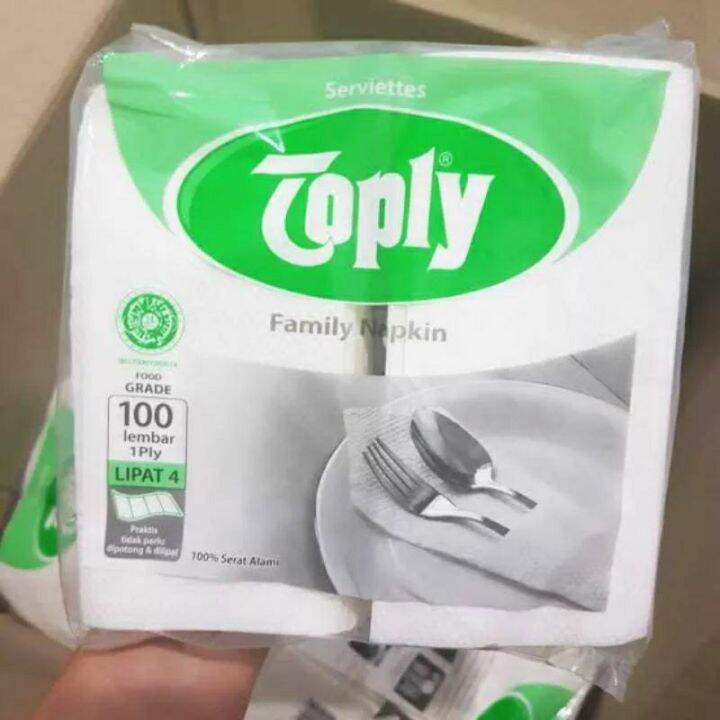 Tissue Makan Toply Putih Tissue Meja | Lazada Indonesia