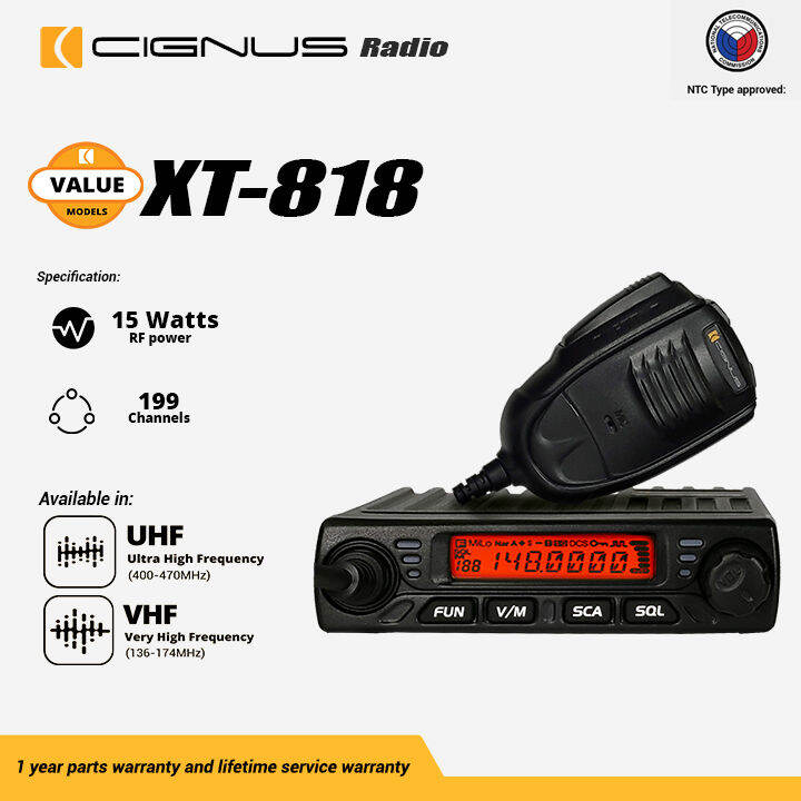 Cignus xt-818 Base Radio | Lazada PH