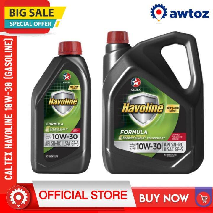 Havoline Formula SAE 10W-30 API SN Gasoline Engine Oil | Lazada PH