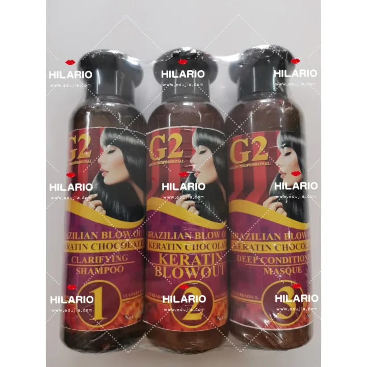 G2 brazilian blow out keratin chocolate 120ml*3 | Lazada PH
