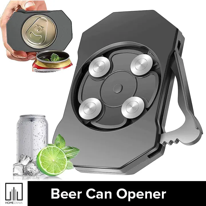 【Halloween Gift!】Beer Can Opener Smooth Edge Topless Can Opener Soda ...