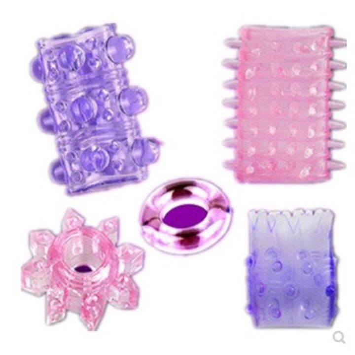 5 Styles of Rambutan Silicone Ring Granules Cock Rings | Lazada PH