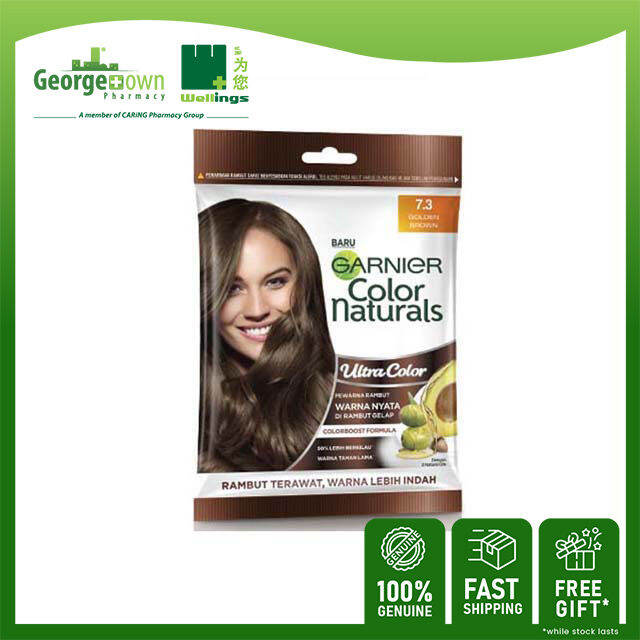 GARNIER COLOR NATURALS ULTRA COLOR SACHET 1S - GOLDEN BROWN | Lazada