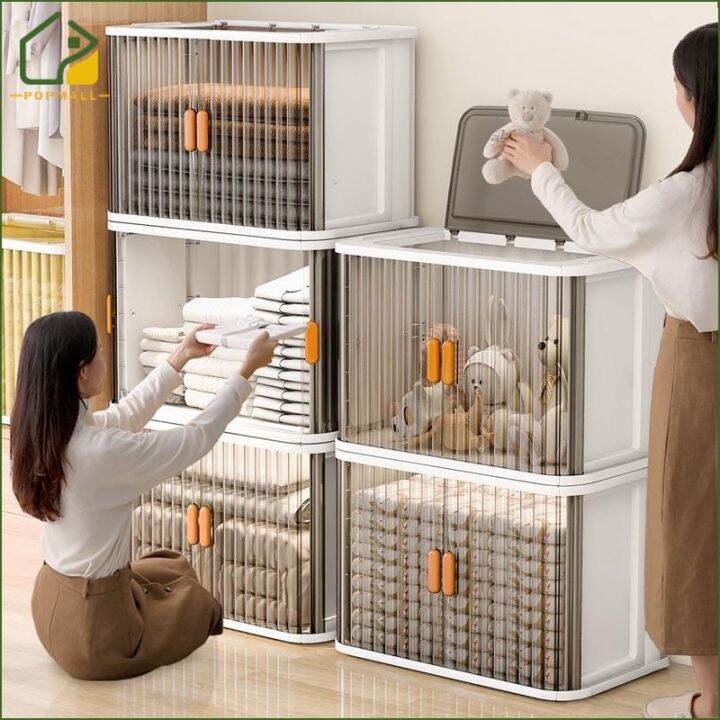 PoP Foldable storage box Plastic cabinet for clothes orocan drawer ...