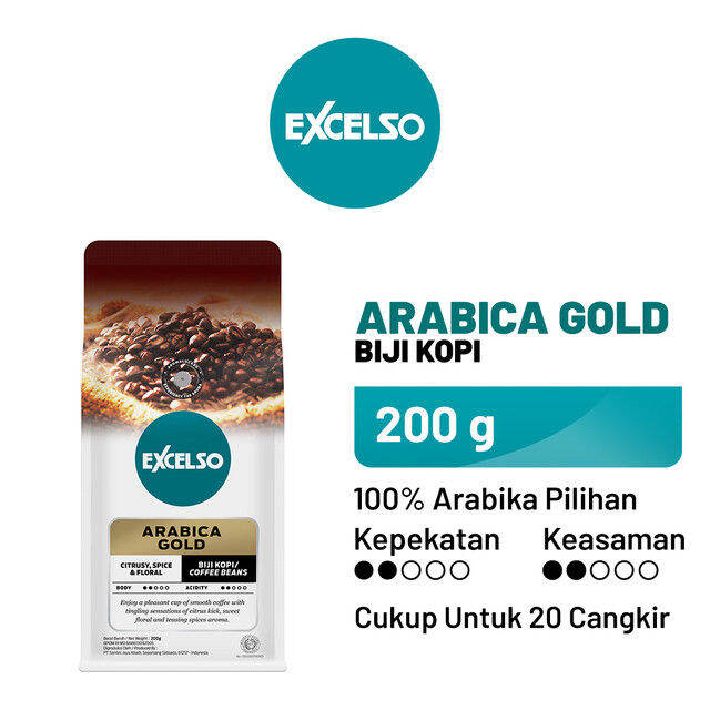 EXCELSO Arabica Gold - Biji Kopi 200 gr | Lazada Indonesia