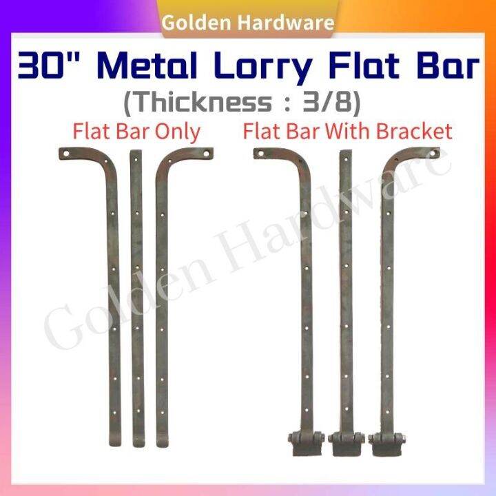 30" Metal Lorry Flat Bar (Thickness 3/8) / Lori Flat Bar (For Wooden ...