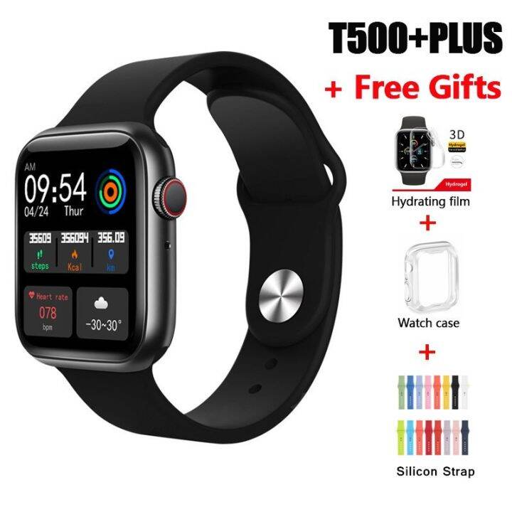 ~ Top Series 6 T500+ Plus Pro Smart Watch Bluetooth Calling Heart Rate Blood Pressure Monitor ...