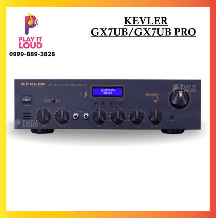 Kevler Professional GX-7UB PRO / GX7UB 800W x 2 Amplifier with ...